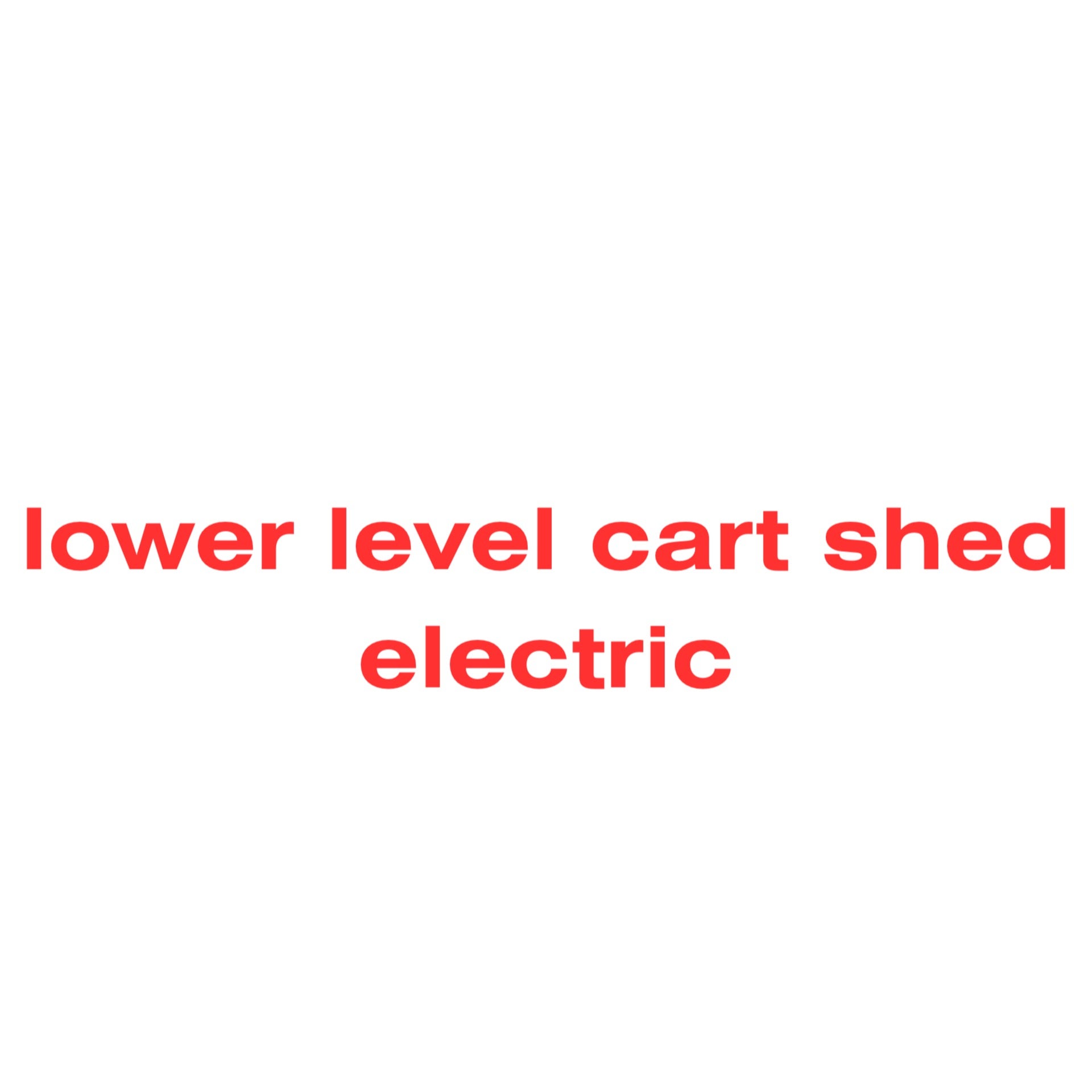 Lower-Level Cart Shed-Electric | Rocky Ford Country Club